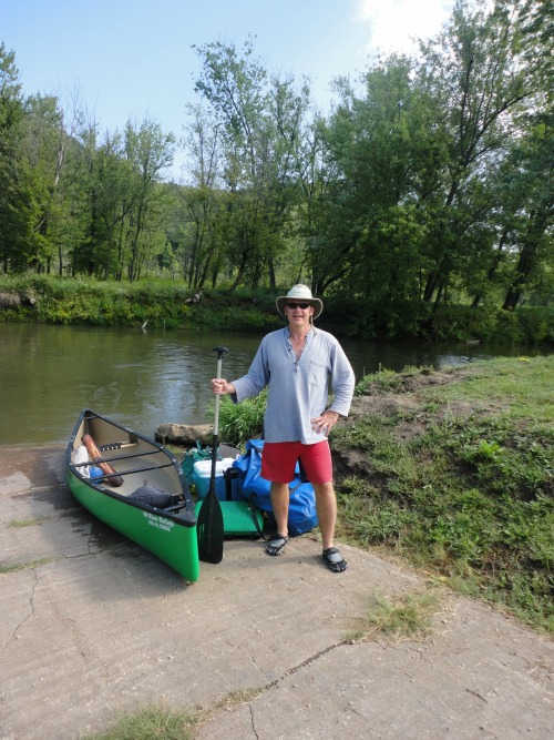 Riding the storm out on the Kickapoo River