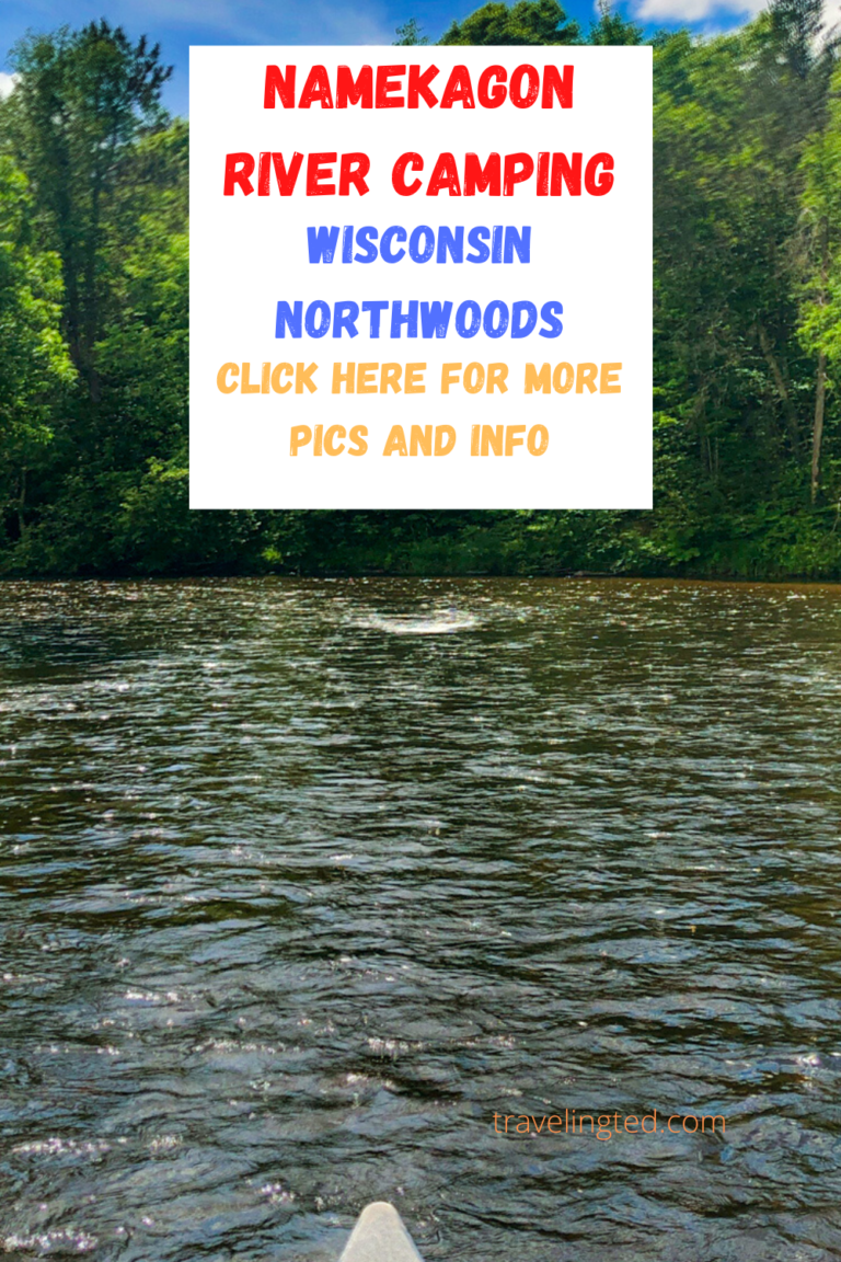 Namekagon River camping and canoeing in the Wisconsin northwoods
