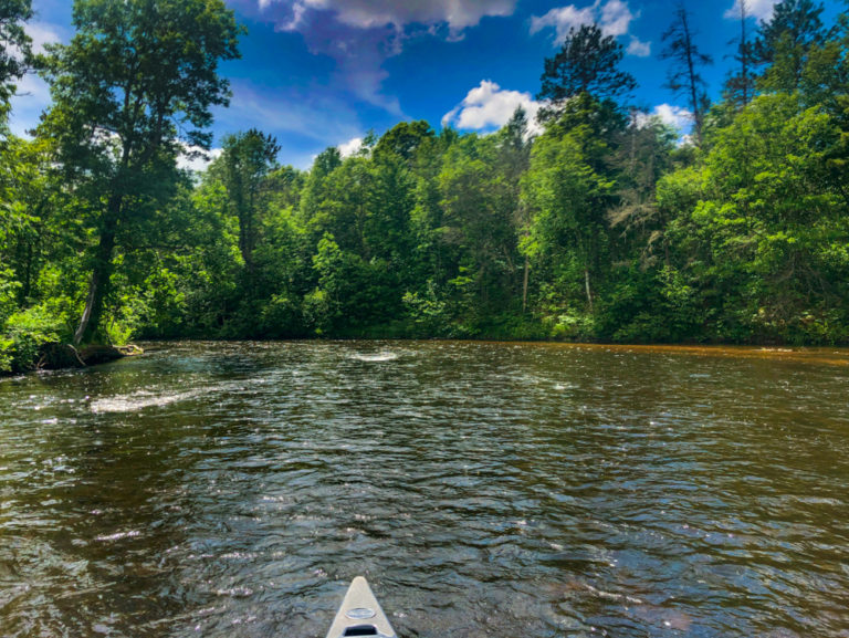 Namekagon River camping and canoeing in the Wisconsin northwoods