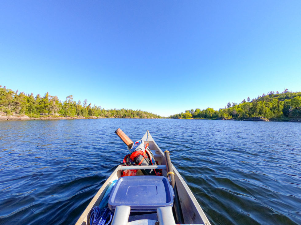 Boundary Waters Minnesota canoe trip solo adventure