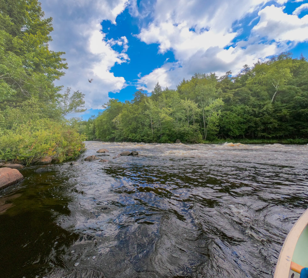 Flambeau River canoeing the North Fork below Turtle Dam